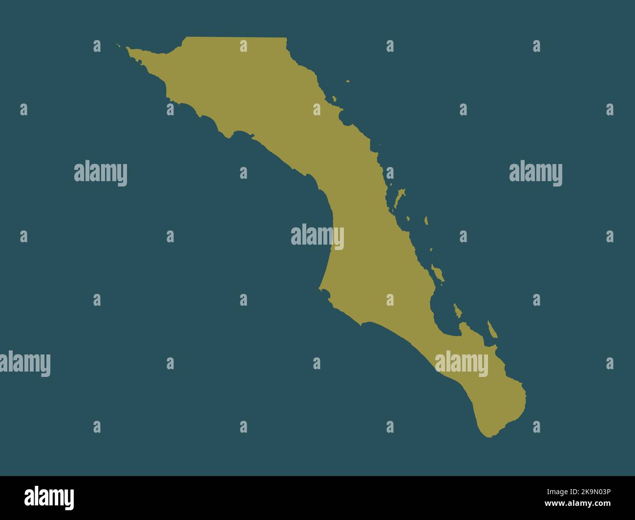 La paz mexico map hi-res stock photography and images - Alamy