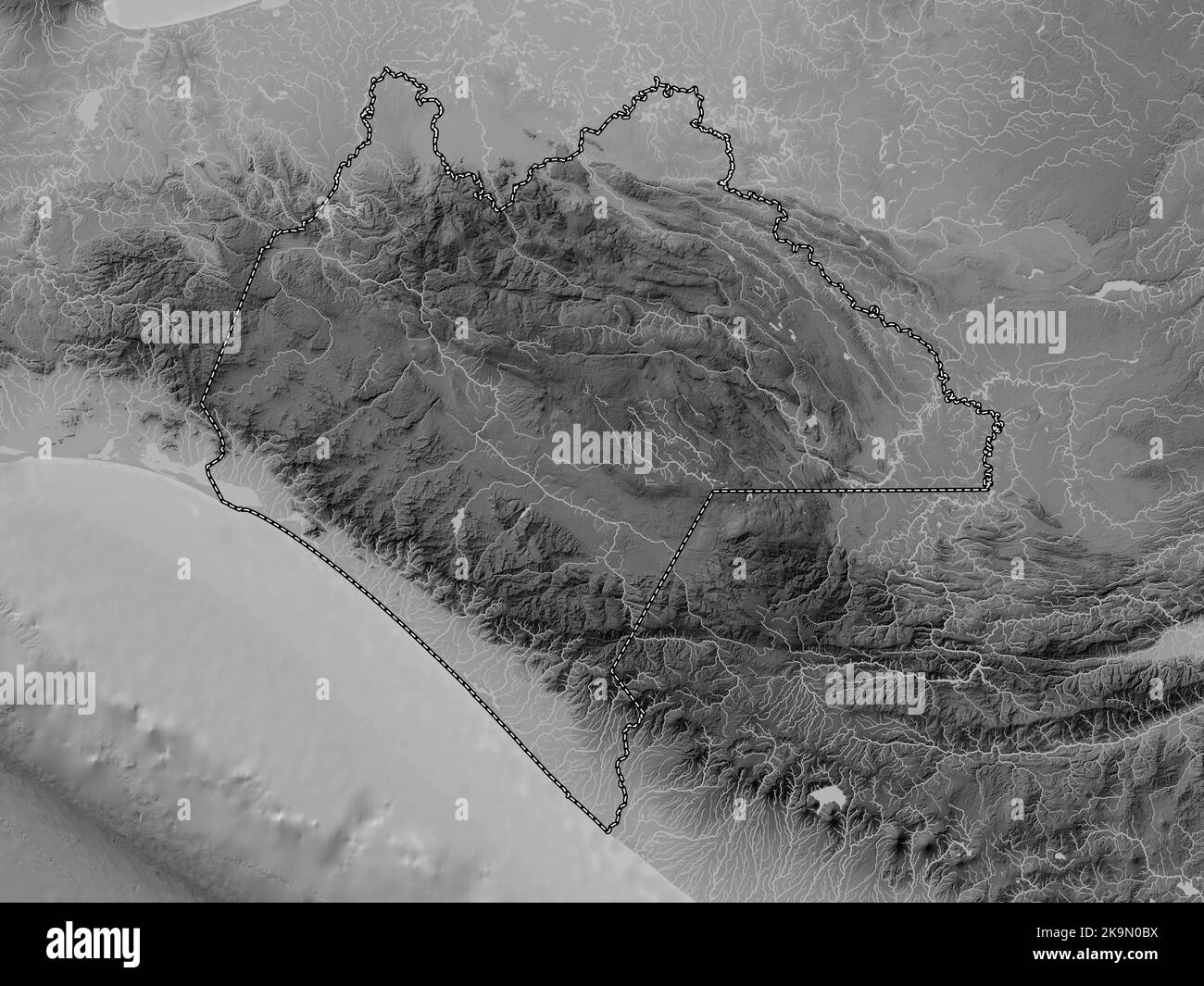 Chiapas map Black and White Stock Photos & Images - Alamy