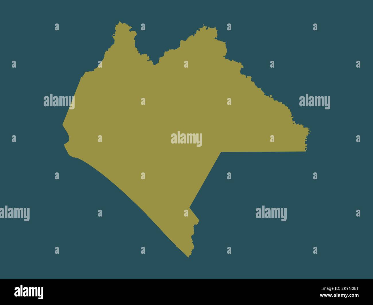 Chiapas outline map hi-res stock photography and images - Alamy