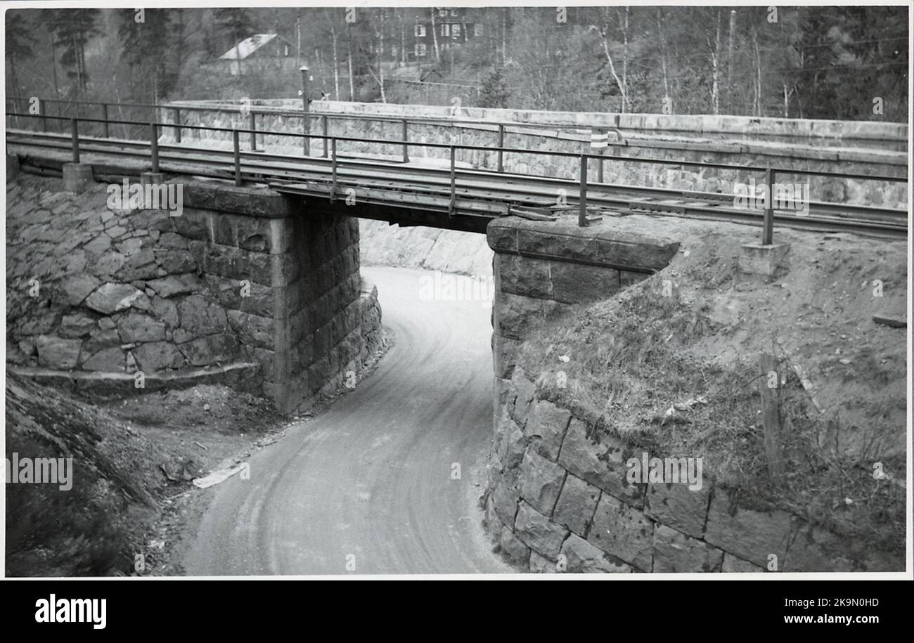 Road port at Viskafors. On the line between Varberg - Borås Stock Photo ...