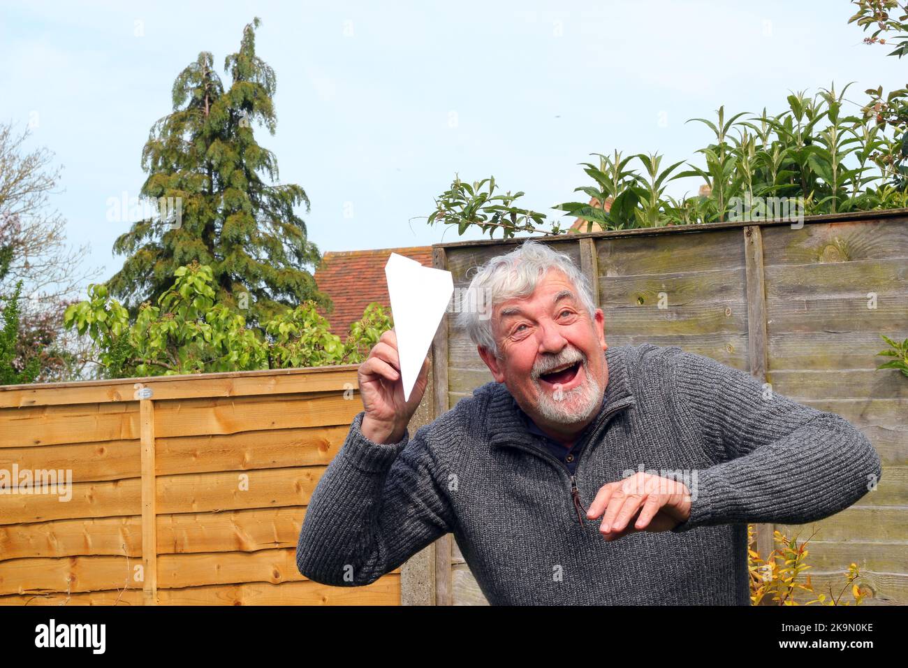 Old man having fun hi-res stock photography and images - Alamy