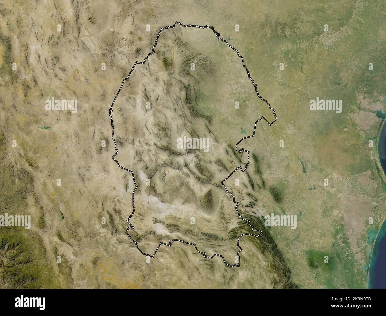 Map of saltillo mexico hi-res stock photography and images - Alamy