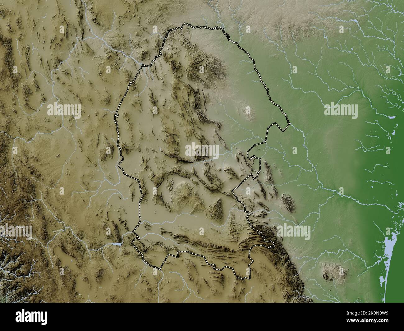 Map of saltillo mexico hi-res stock photography and images - Alamy
