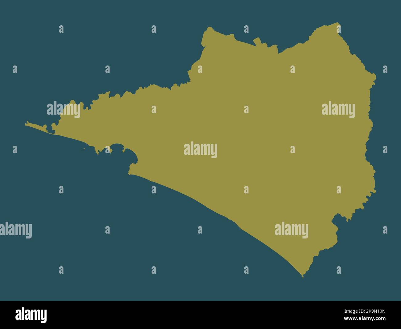 Colima, state of Mexico. Solid color shape Stock Photo - Alamy