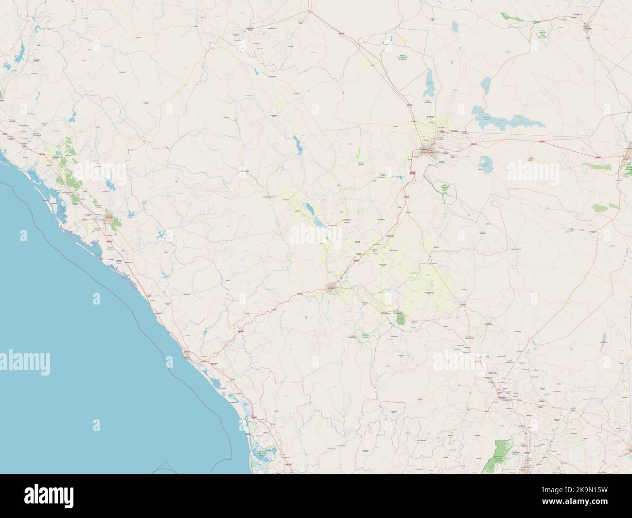 Map of durango mexico hi-res stock photography and images - Alamy