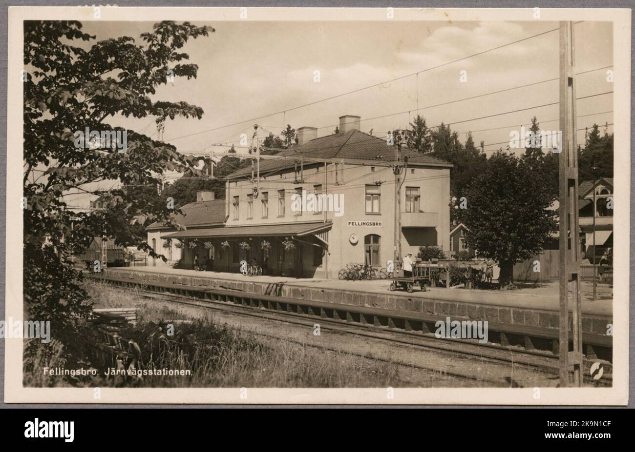 Fellingsbro Railway Station Stock Photo - Alamy