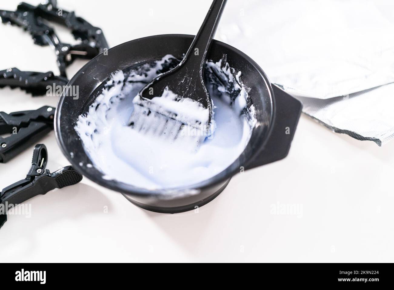 Hair dye color set Stock Photo - Alamy