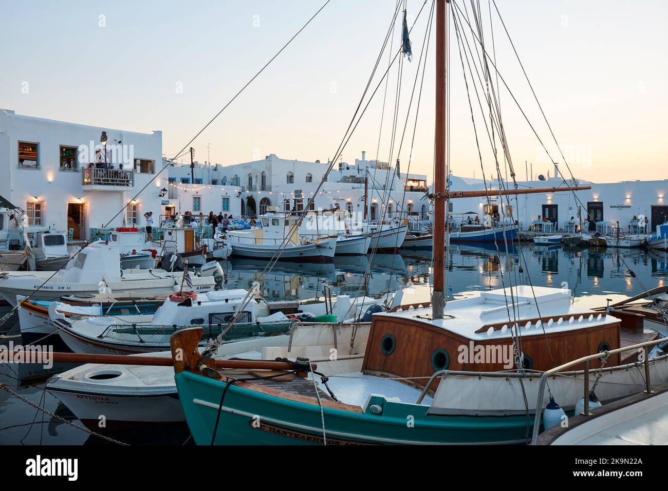 Naousa, Paros, Cyclades, Greece Stock Photo - Alamy