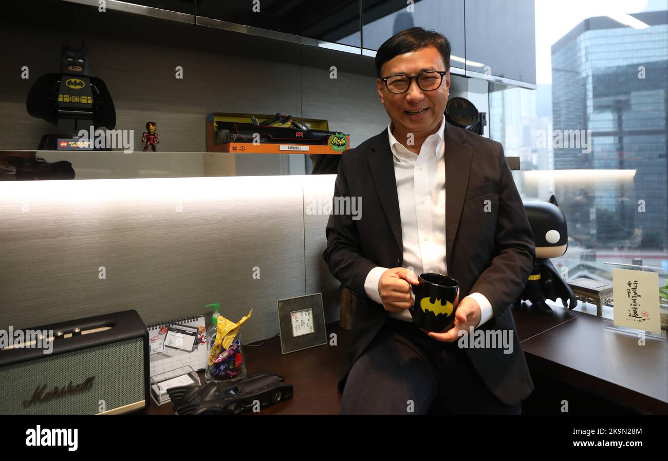 Newly-elected legislator in the functional constituency Tik Chi-yuen ...