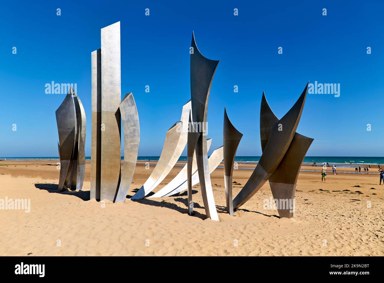 Omaha Beach. Normandy France Stock Photo - Alamy
