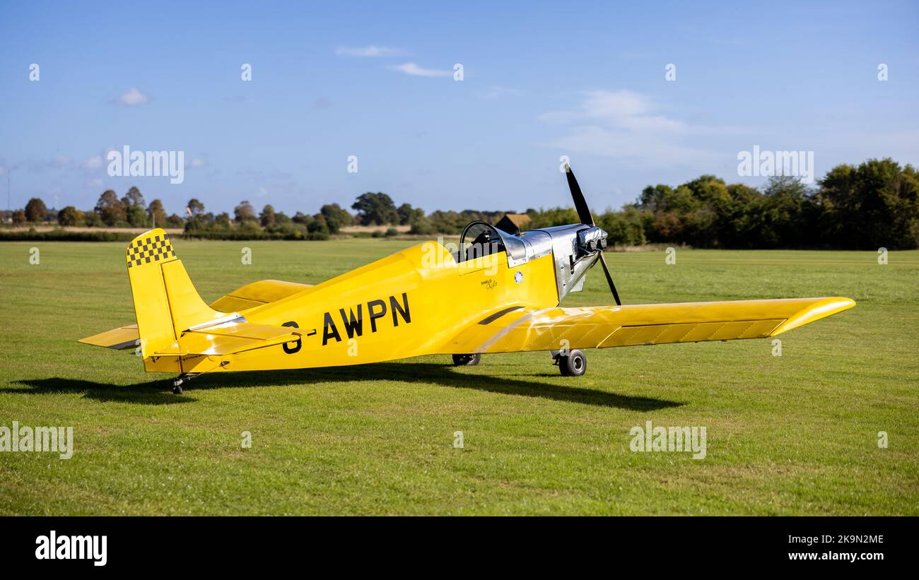 1971 Shield Xyla ‘G-AWPN’ on the flightline at the Race Day airshow ...