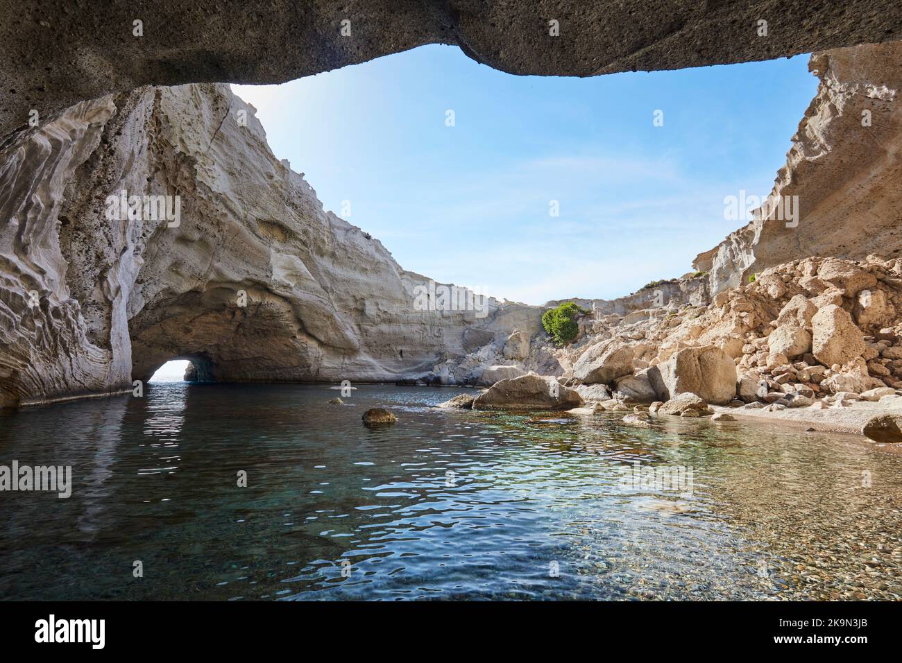 Milos sykia cave hi-res stock photography and images - Alamy