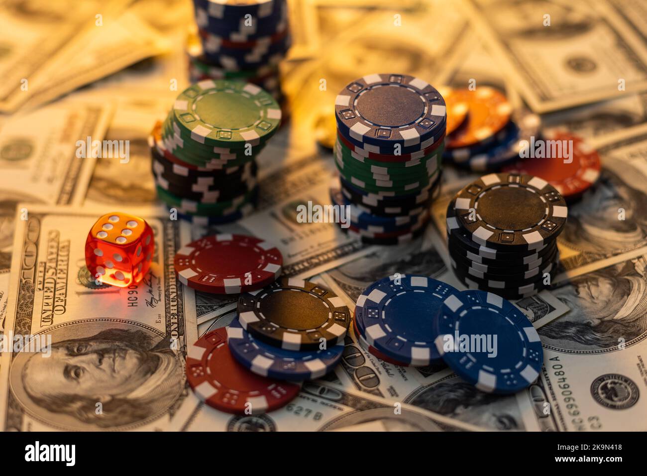 Casino Chips And Money