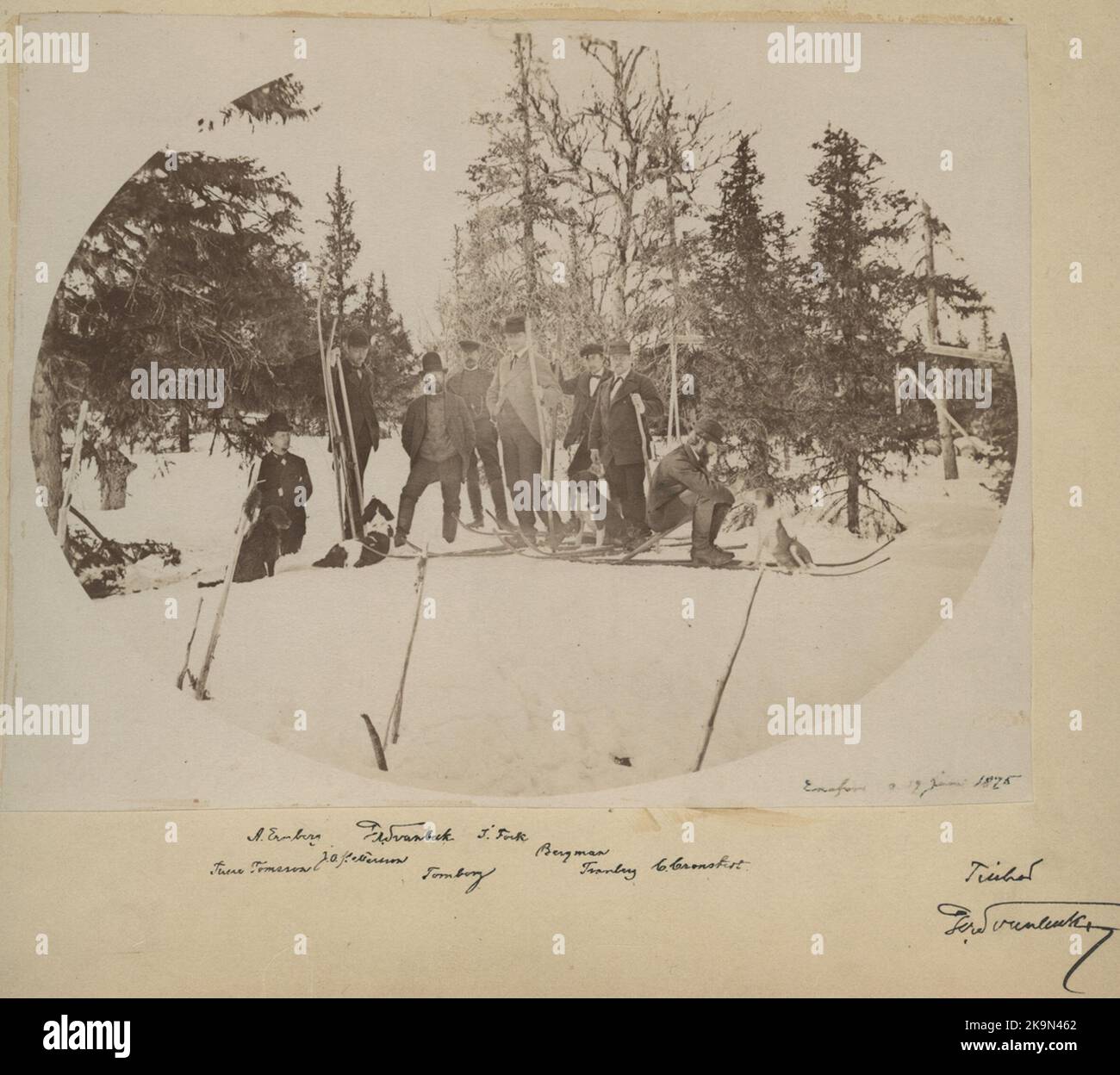 SJ's track building of the Torpshammar border line. (Storlien) A nature ...