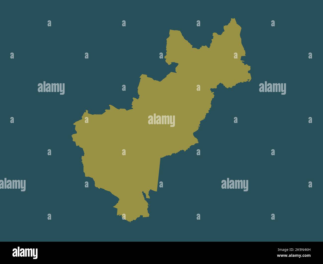 Queretaro, state of Mexico. Solid color shape Stock Photo - Alamy