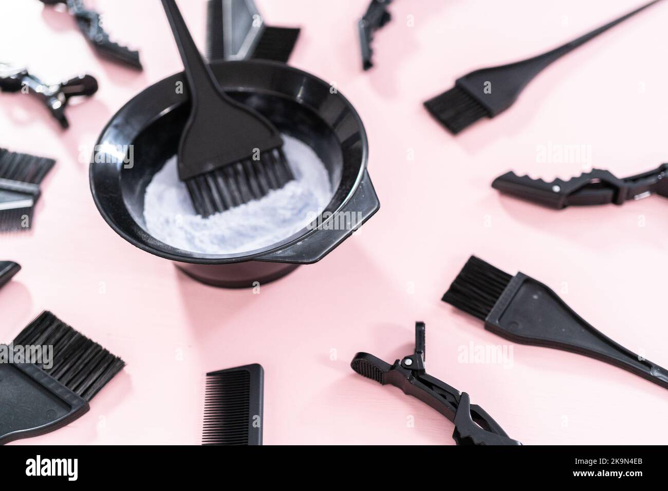 Hair dye color set Stock Photo - Alamy