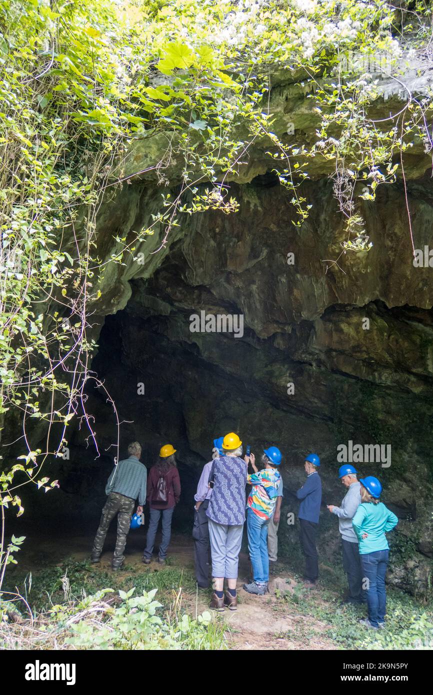 UK, England, Devonshire. The William Pengelly Cave Studies Centre in ...