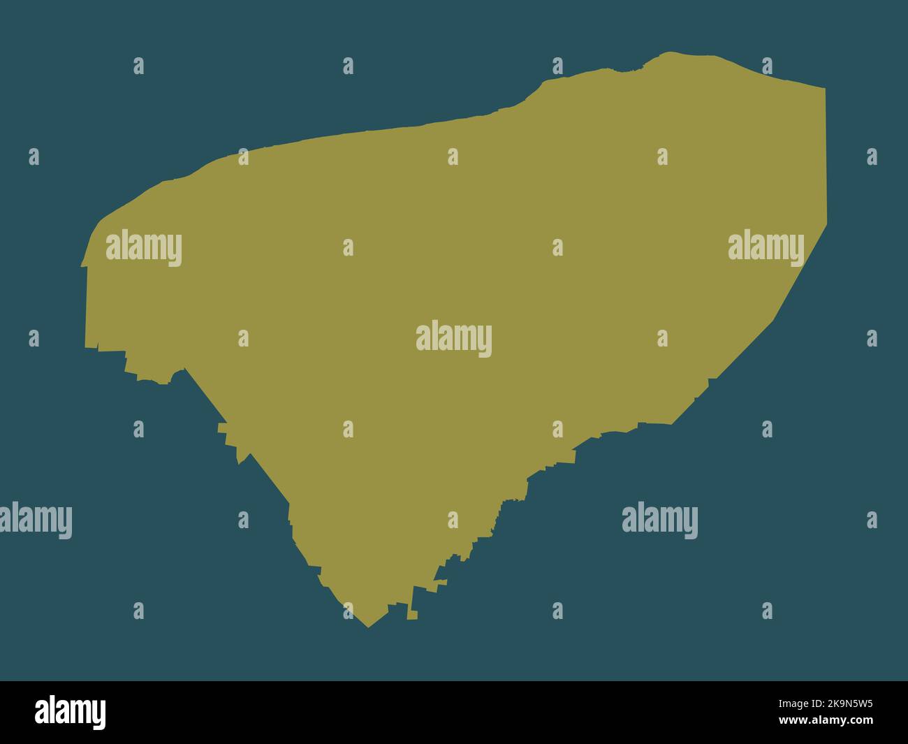 Yucatan, state of Mexico. Solid color shape Stock Photo - Alamy