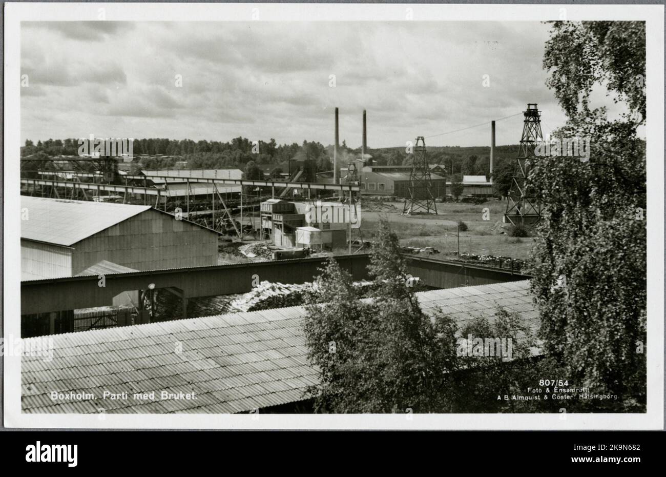 Part of Boxholms Bruk Stock Photo - Alamy