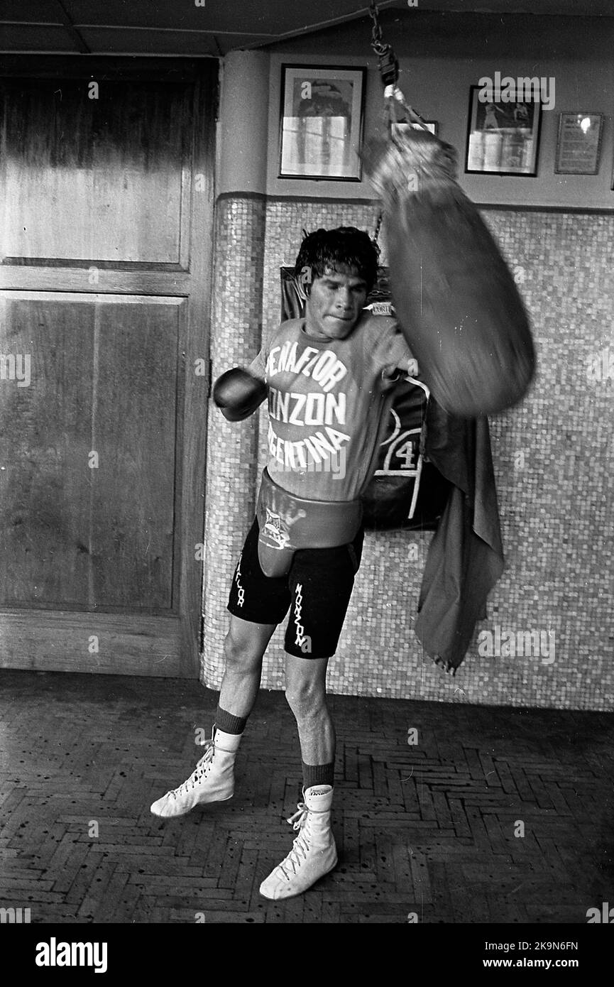 Carlos Monzón, Argentine boxer, 1970 World Champion (middle weight ...