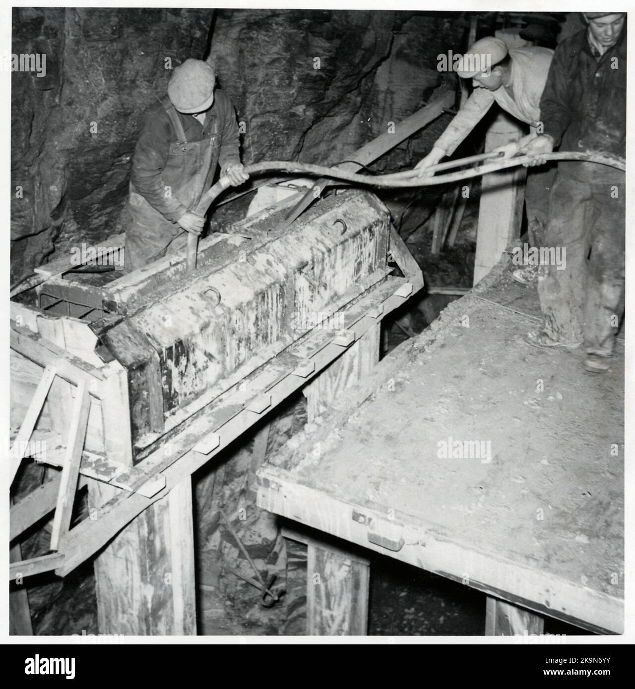 Bridge construction over Ätran Stock Photo - Alamy