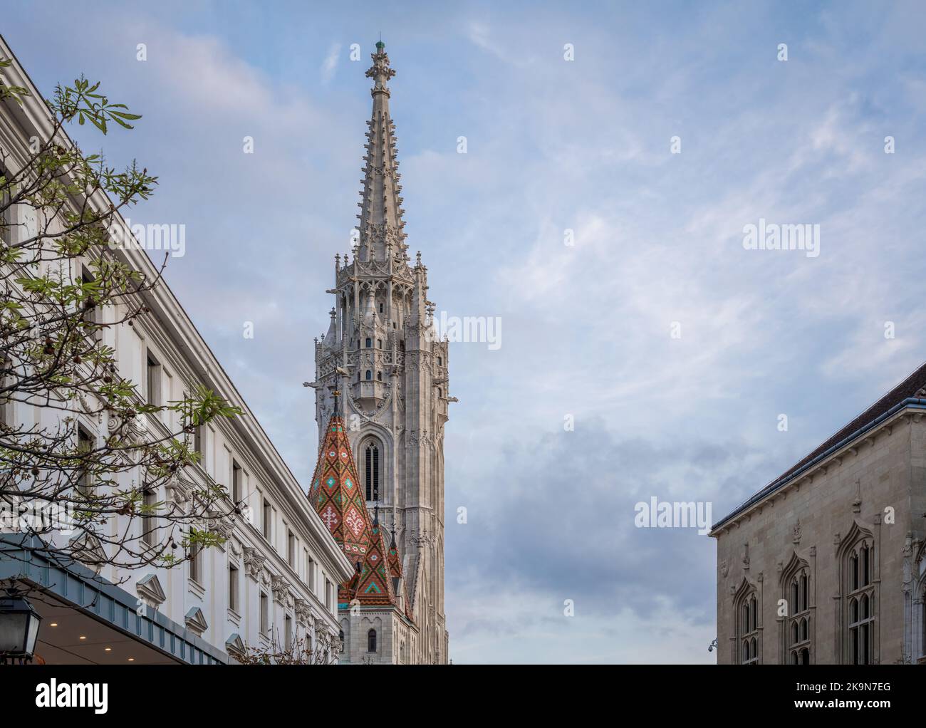 Matthias Church Tower - Budapest, Hungary Stock Photo - Alamy