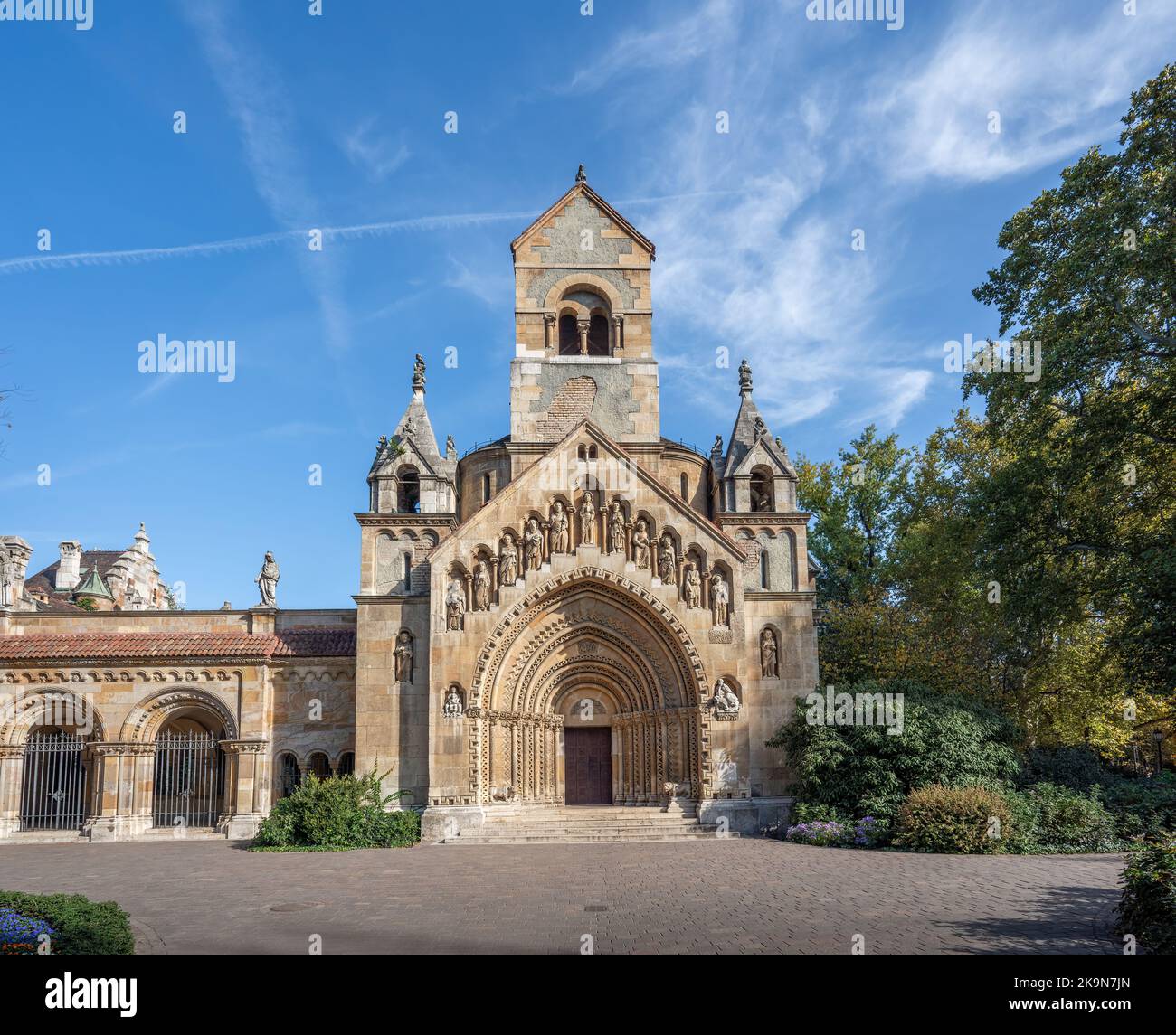 Chapel of Jak at Vajdahunyad Castle - Budapest, Hungary Stock Photo - Alamy
