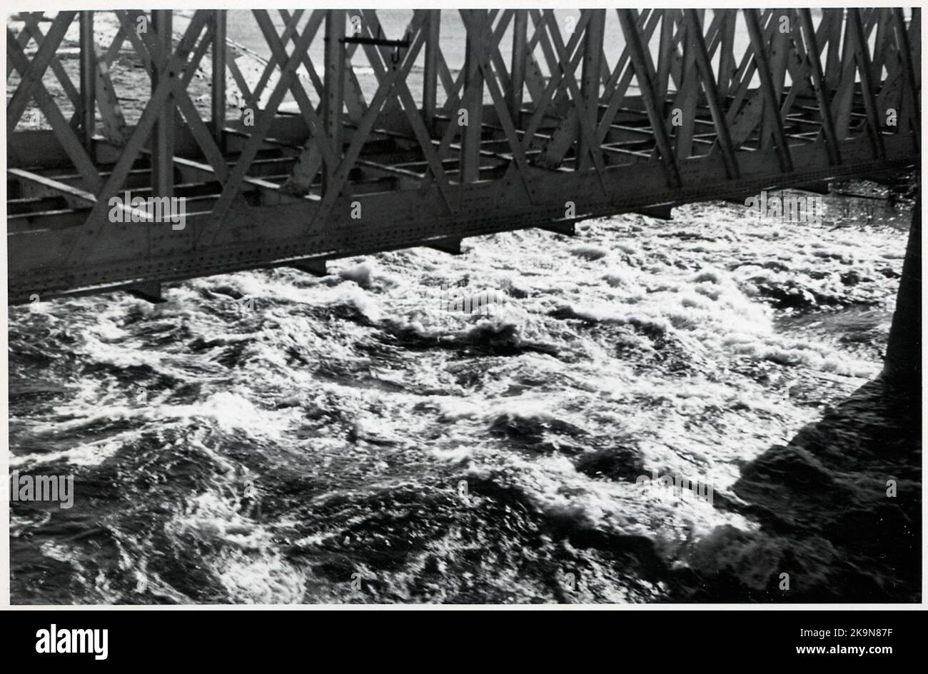 Part of bridge over water Stock Photo - Alamy