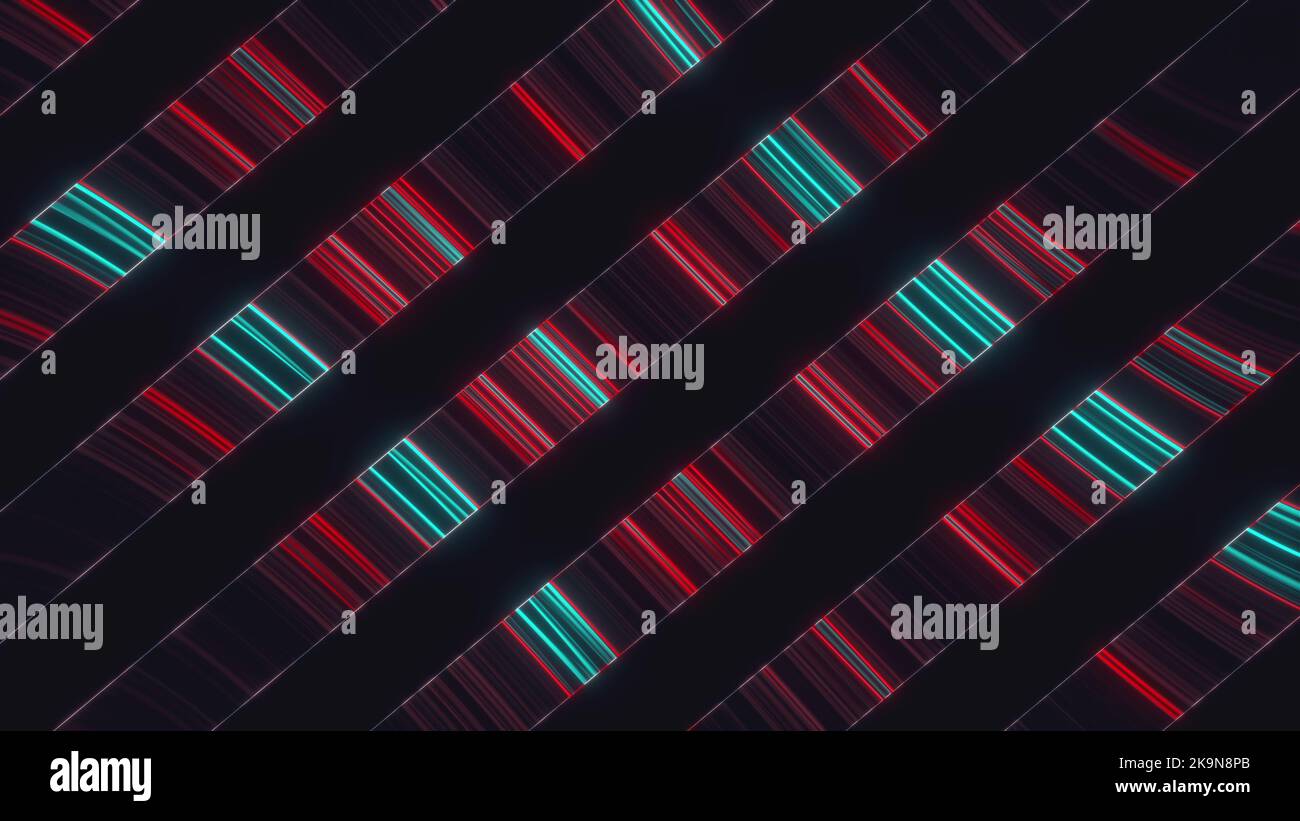 Glowing stripes. Computer generated 3d render Stock Photo - Alamy
