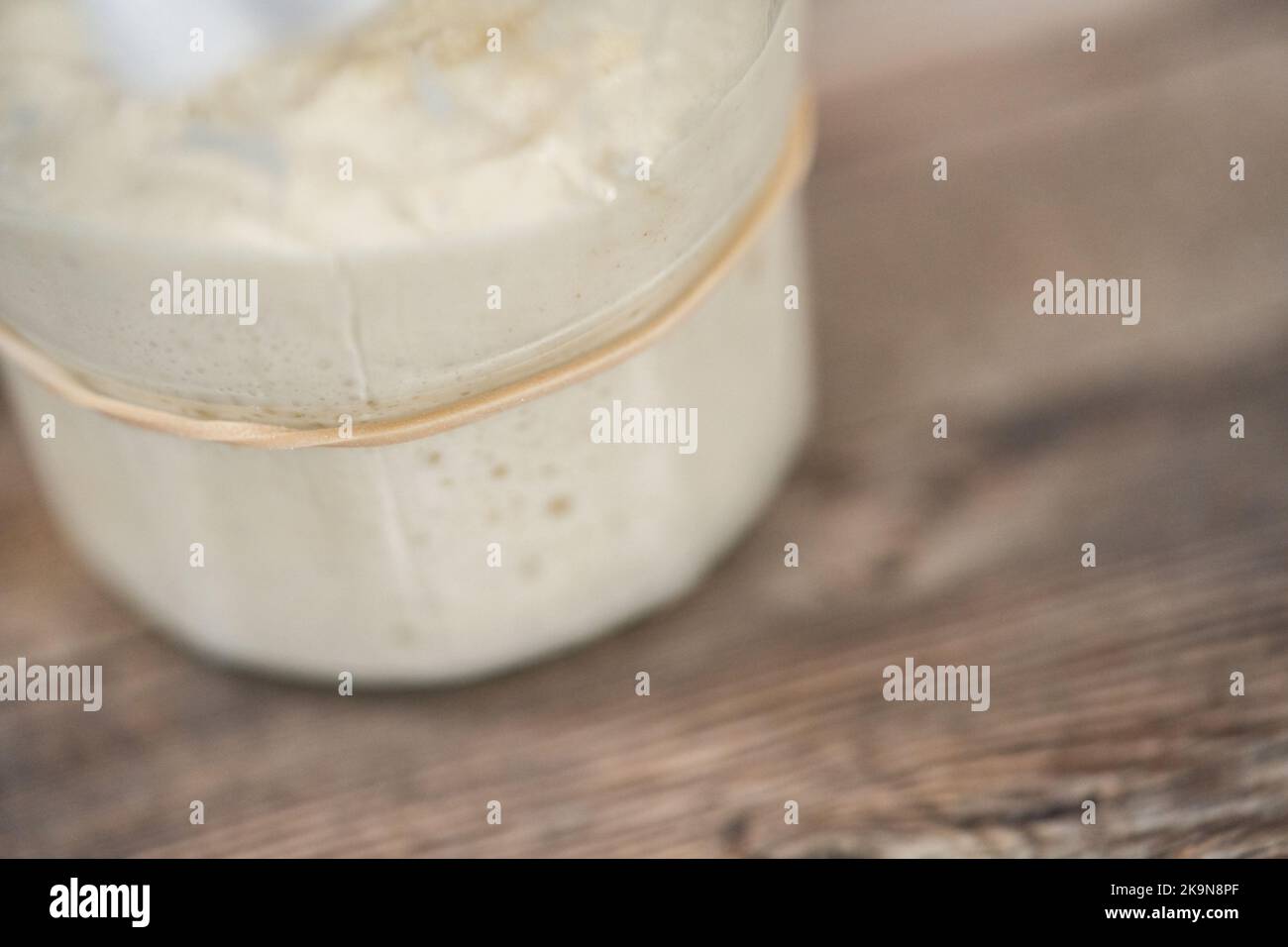 Sourdough bread starter container hi-res stock photography and images ...