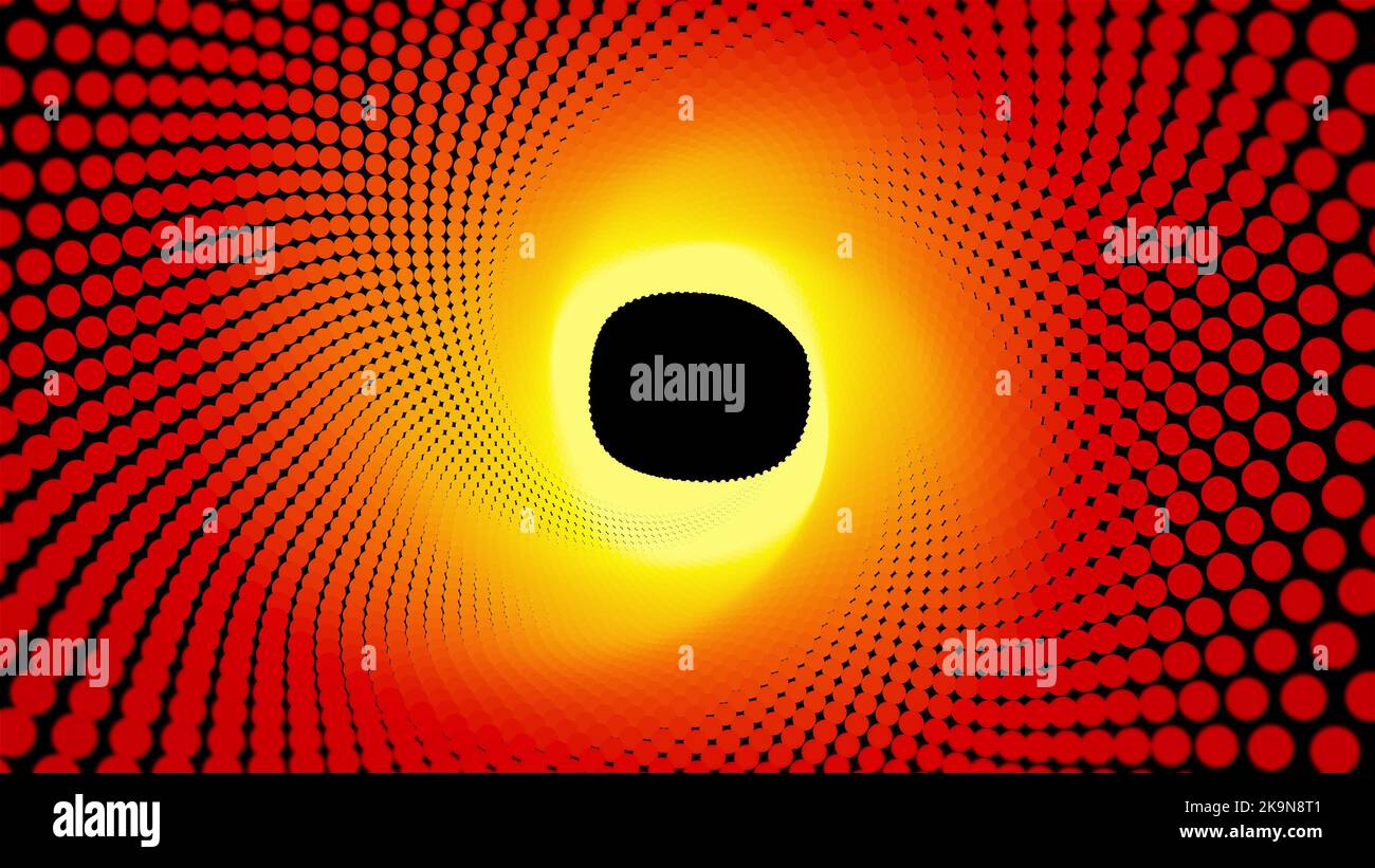 Radial particles. Computer generated 3d render Stock Photo - Alamy