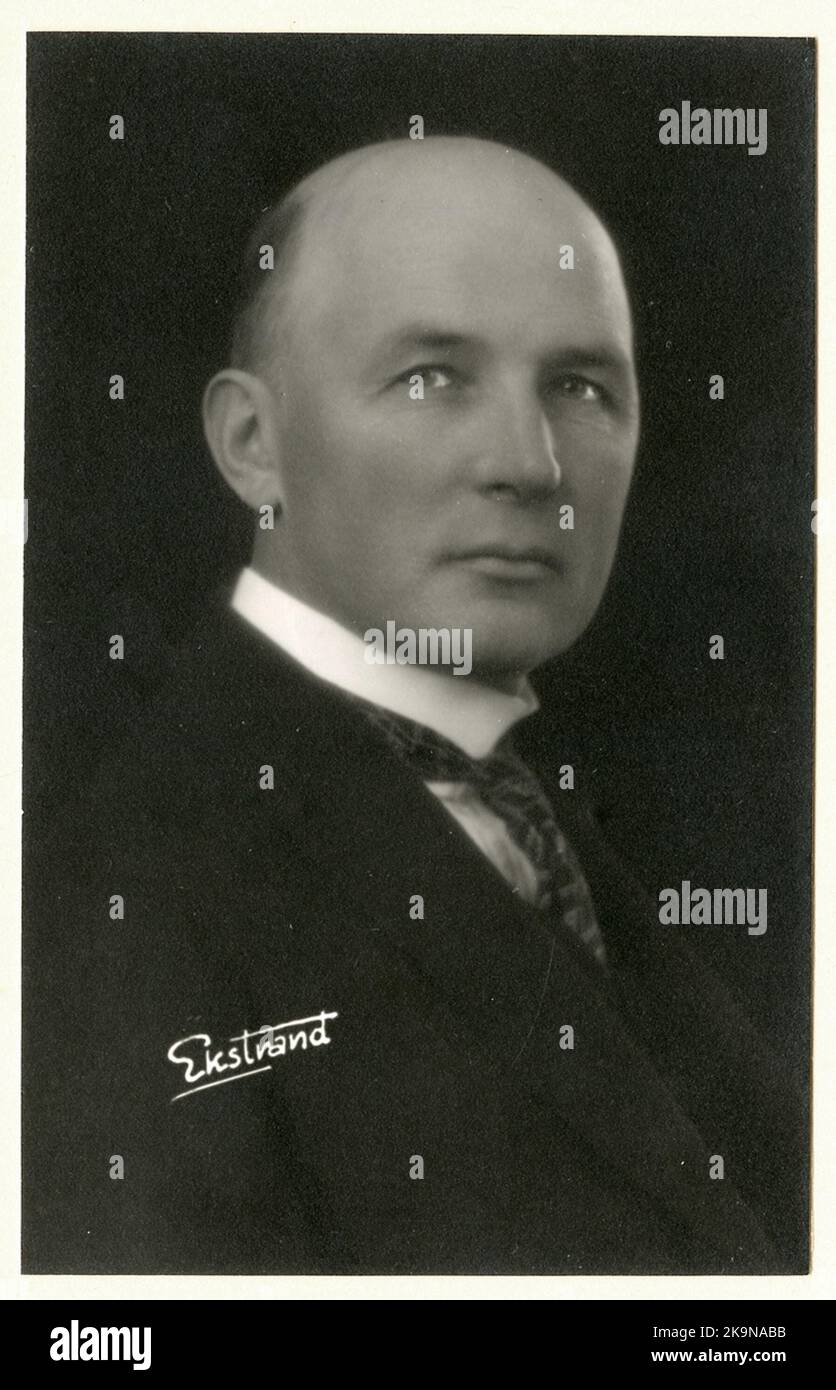 Machine inspector Carl Edvard Pramer Stock Photo - Alamy