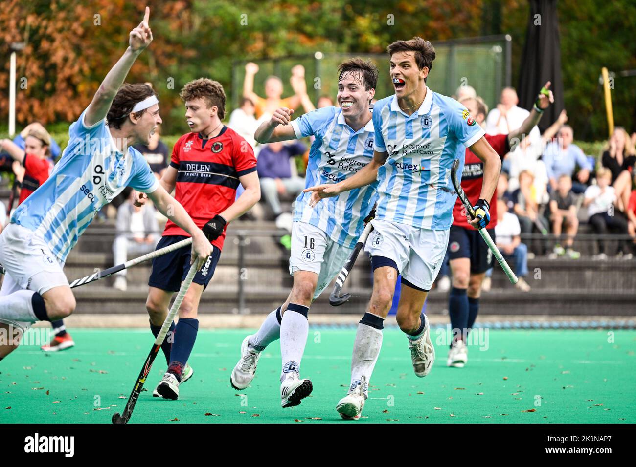 Gantoise's Sean Murray and Gantoise's Timothee Clement celebrate during ...
