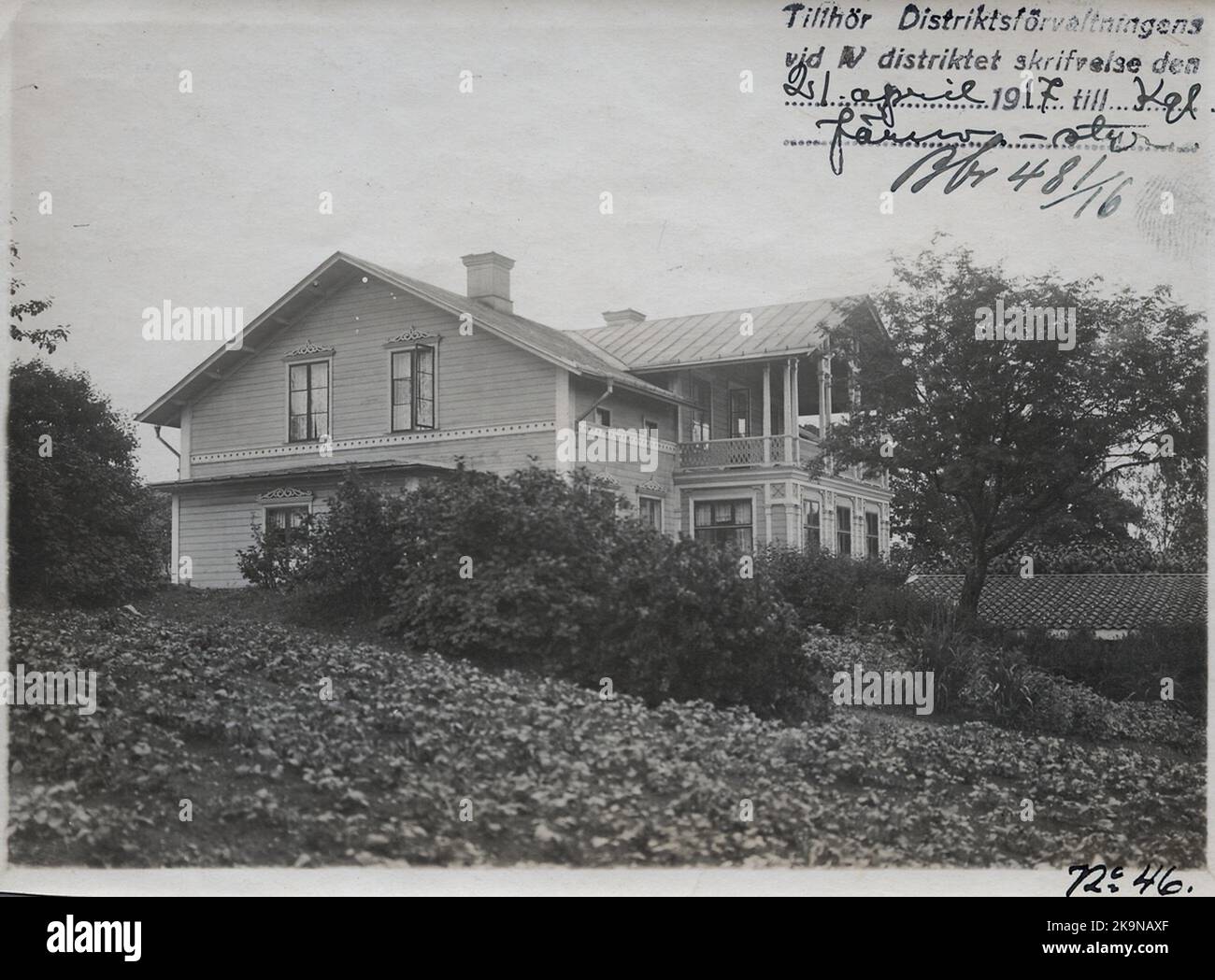 Bostain house in Hamre, Bollnäs Stock Photo - Alamy