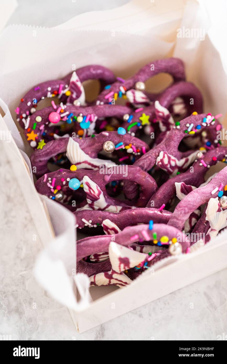 Mermaid pretzel twists Stock Photo - Alamy