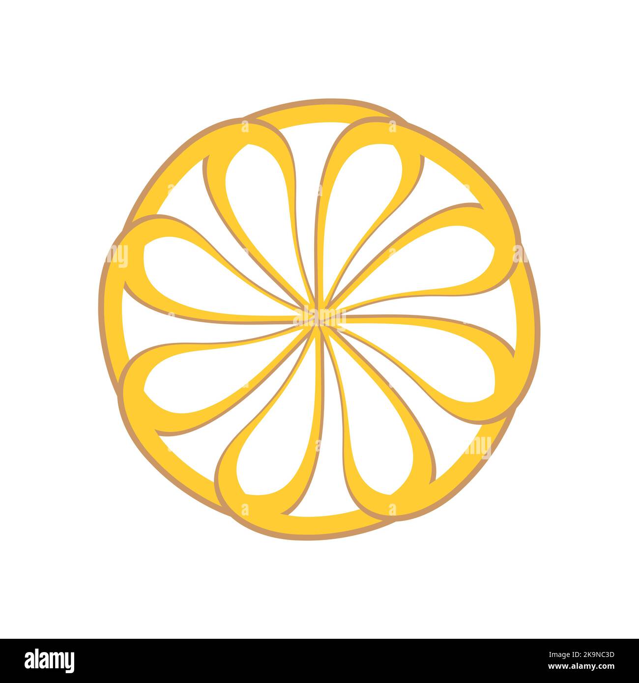 Colorful twisted element. Abstract symbol. Modern design for poster ...