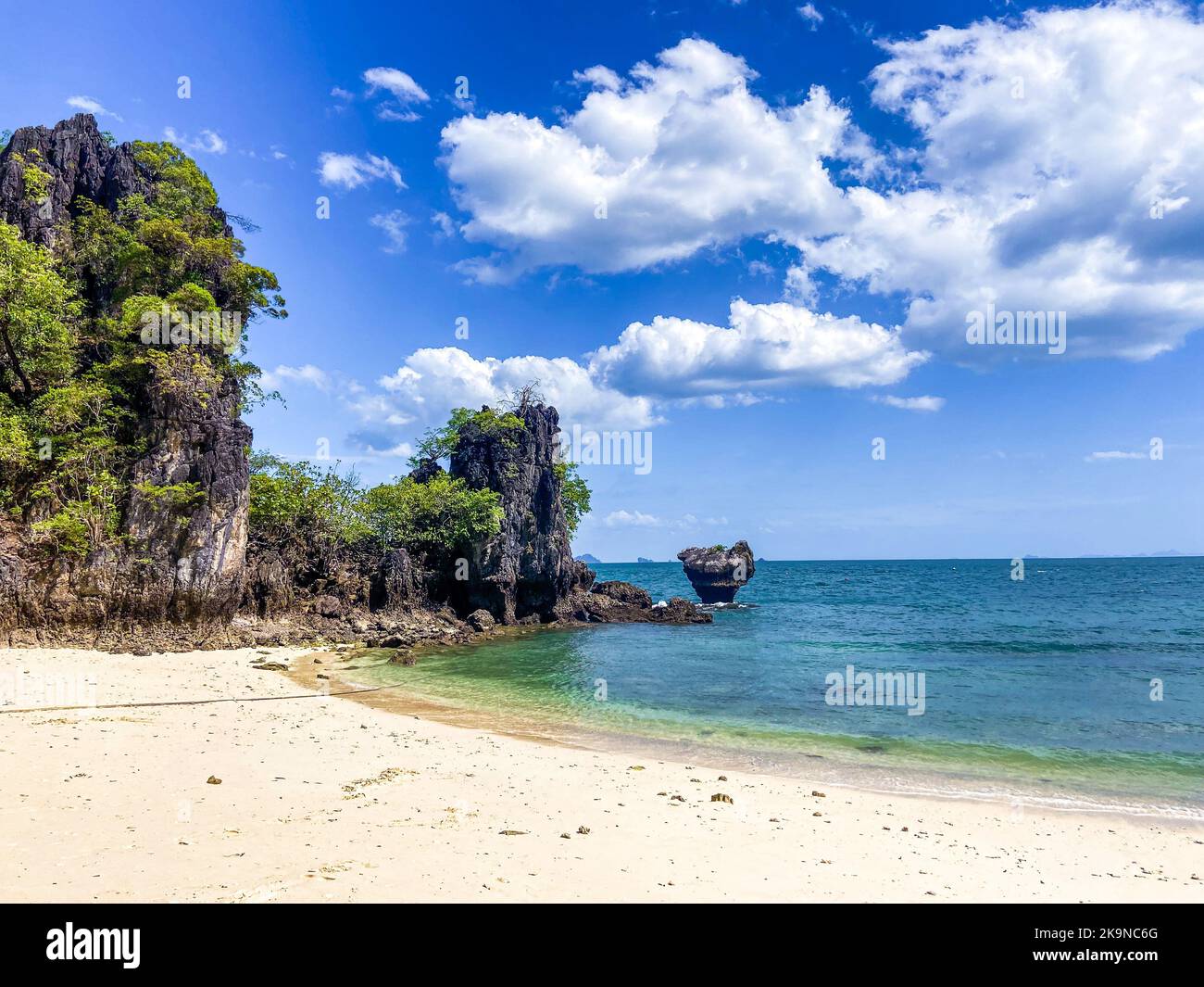 Aerial view of Koh Hong island in Krabi province, Thailand Stock Photo ...
