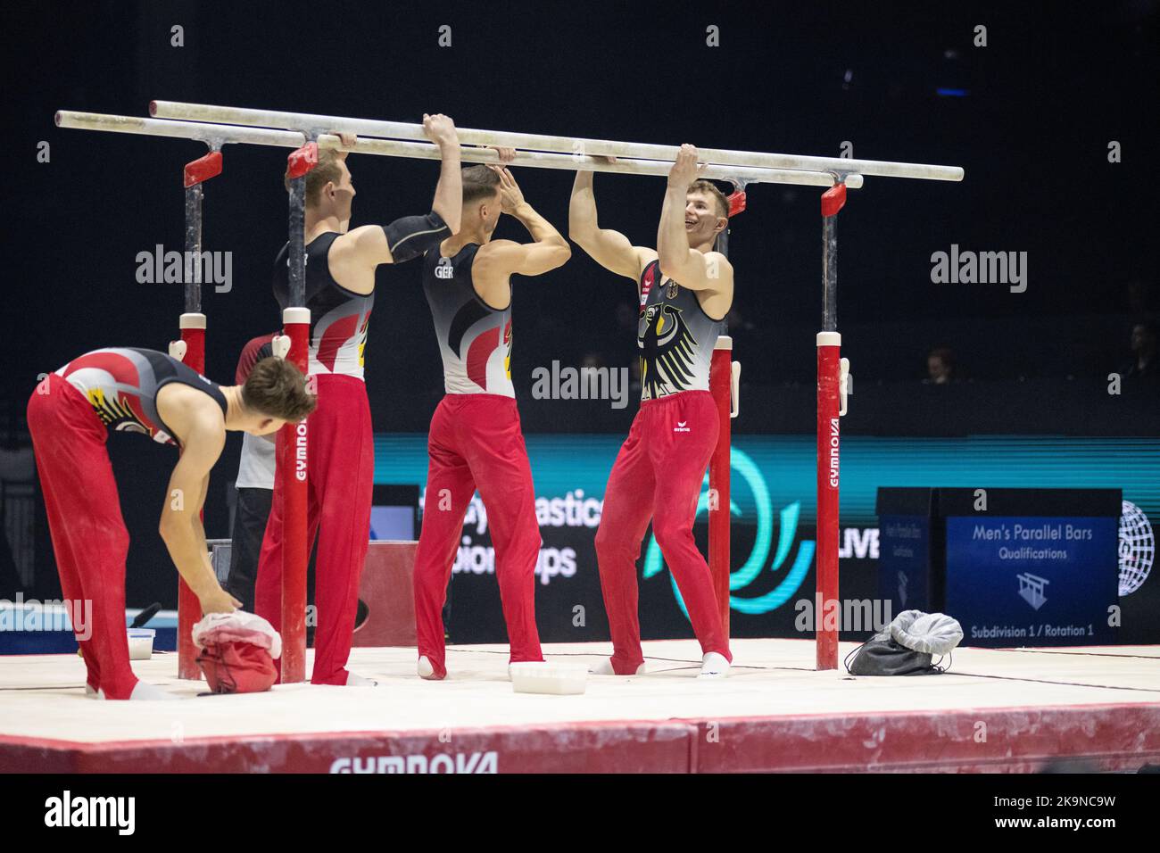 Liverpool, UK. 29th Oct, 2022. Gymnastics: World Championships, podium ...