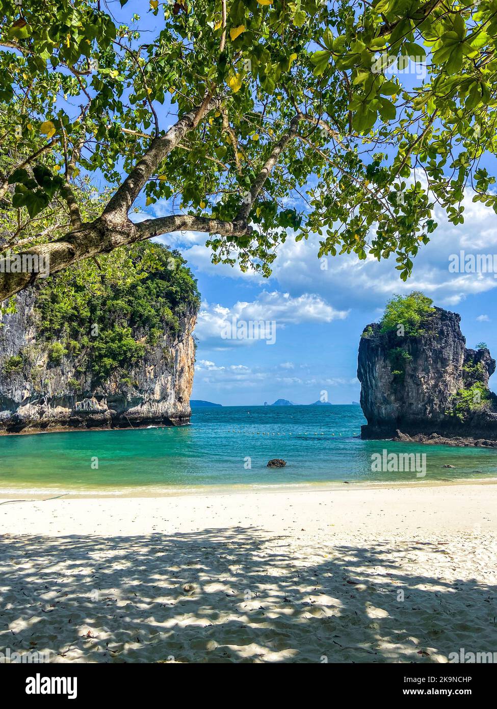 Aerial view of Koh Hong island in Krabi province, Thailand Stock Photo ...