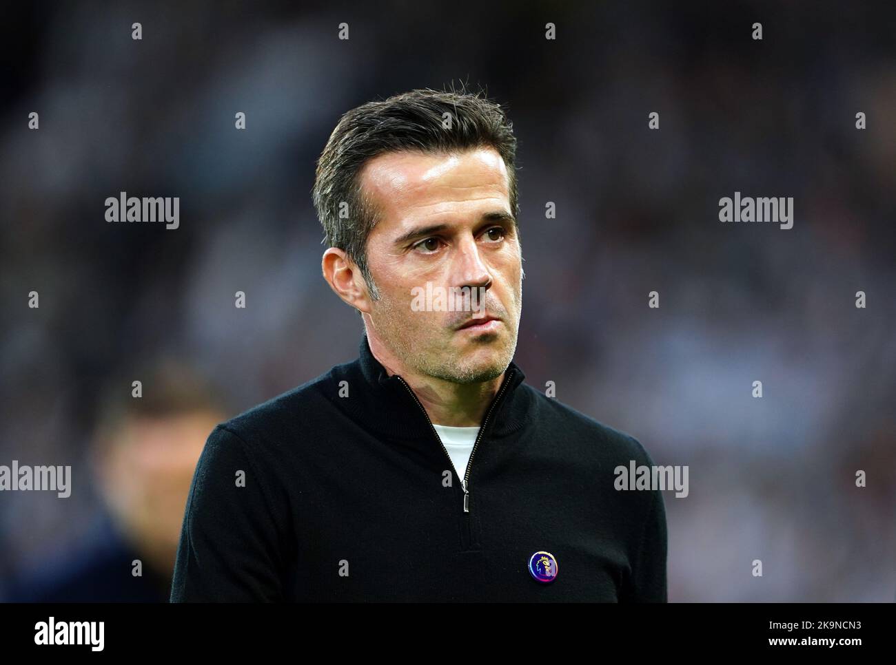Fulham manager Marco Silva during the Premier League match at Craven ...
