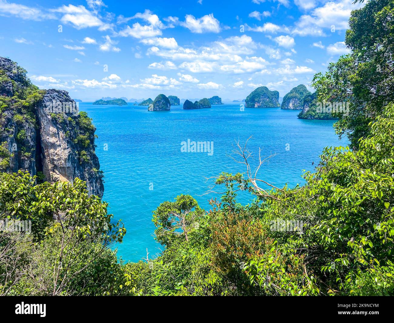 Aerial view of Koh Hong island in Krabi province, Thailand Stock Photo ...