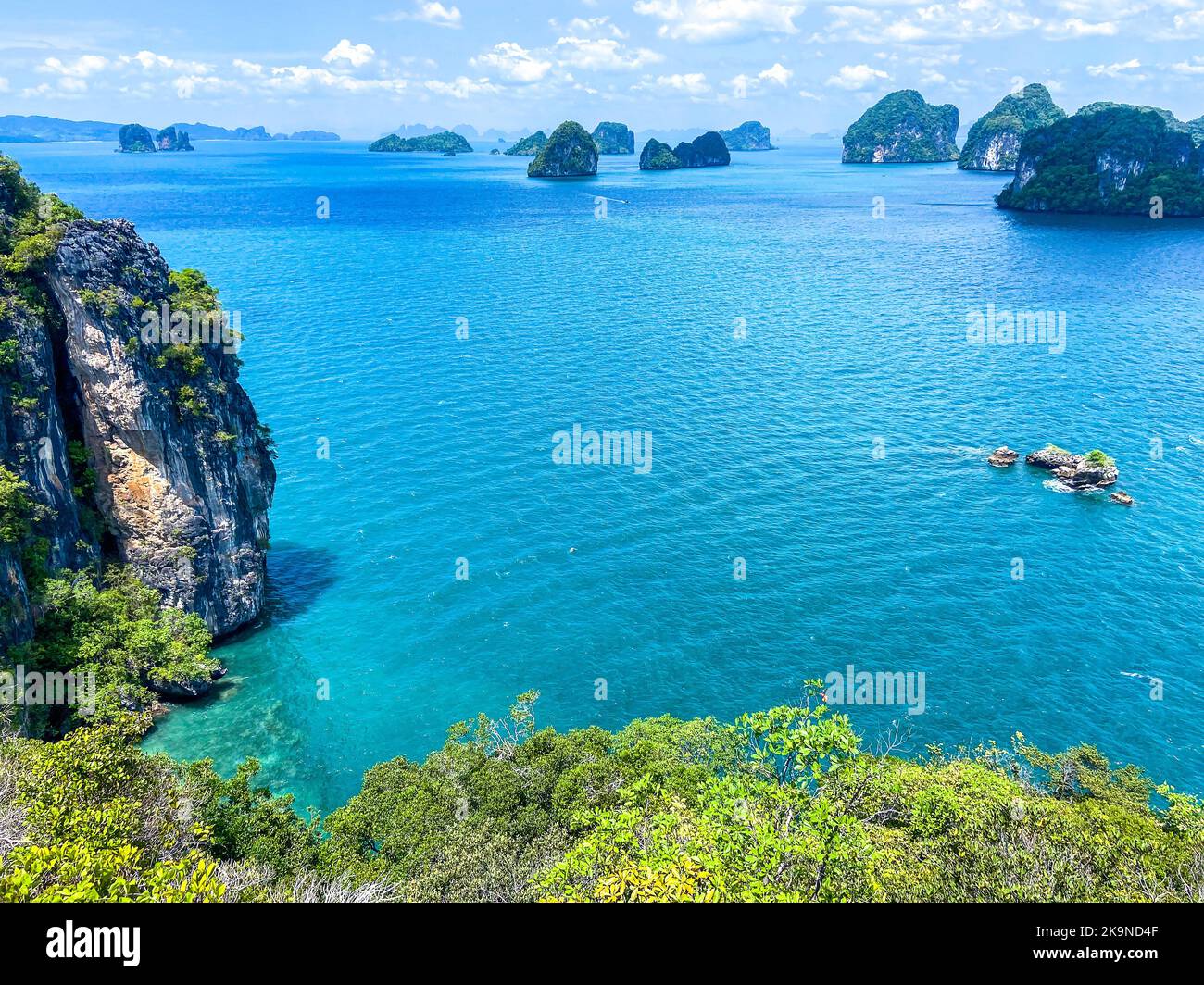 Aerial view of Koh Hong island in Krabi province, Thailand Stock Photo ...