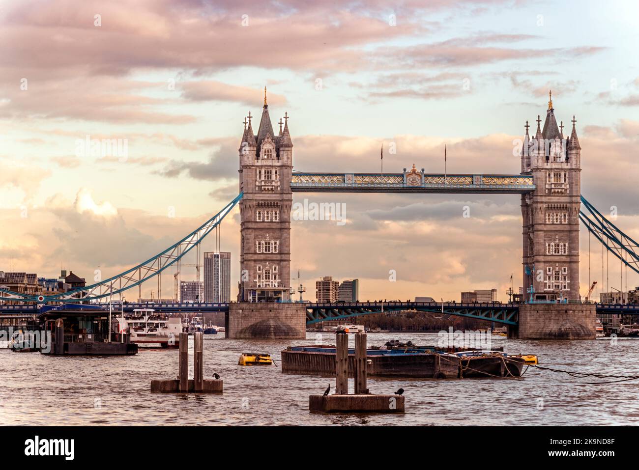 London Tower Bridge is a Grade I listed combined bascule and suspension ...