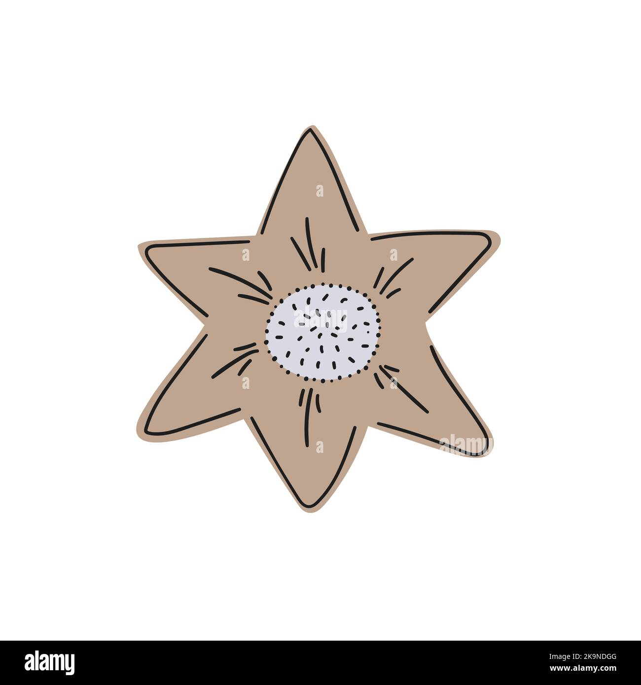 Gingerbread. Funny vector illustration in cartoon style Stock Vector ...