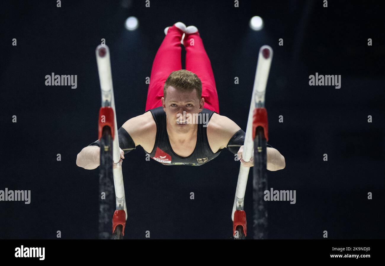 Liverpool, UK. 29th Oct, 2022. Gymnastics: World Championship, podium ...