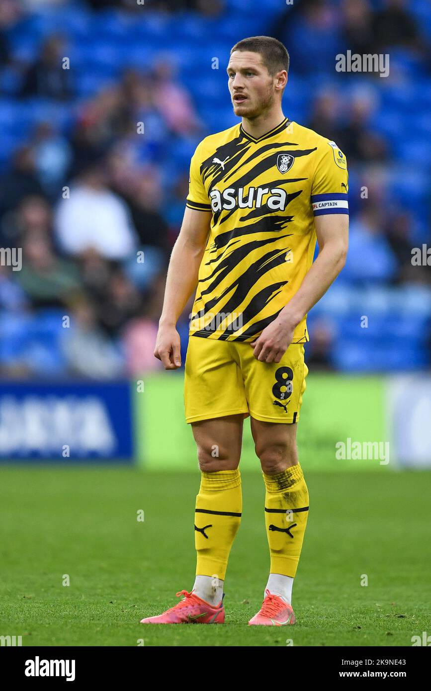 Ben Wiles #8 of Rotherham United during the Sky Bet Championship match ...