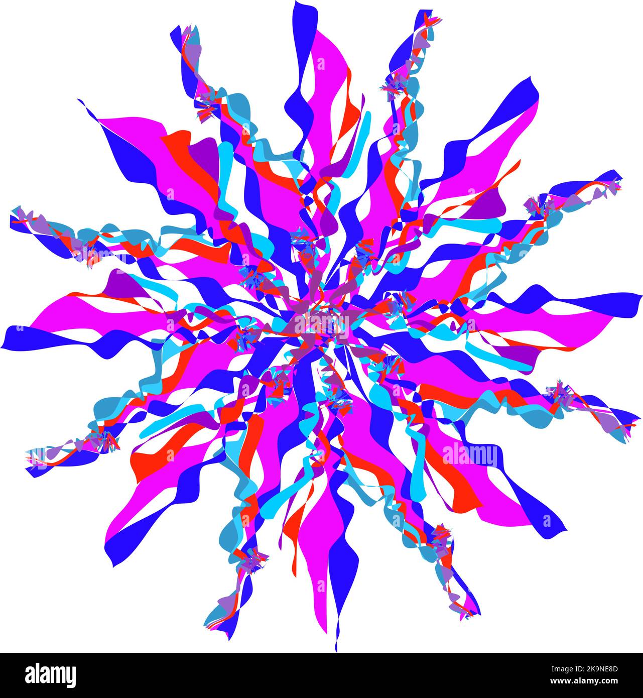 Abstract colorful shape. Bright festive element for design Stock Vector Image & Art - Alamy