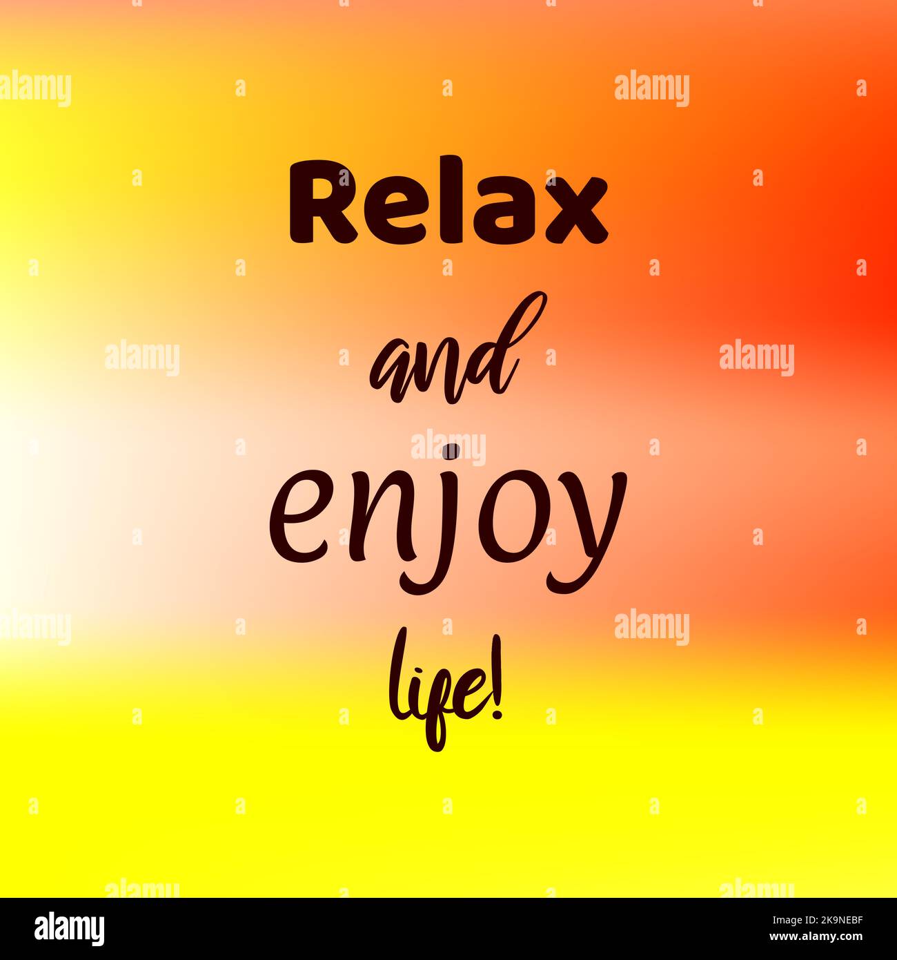 Enjoy life Stock Vector Images - Alamy
