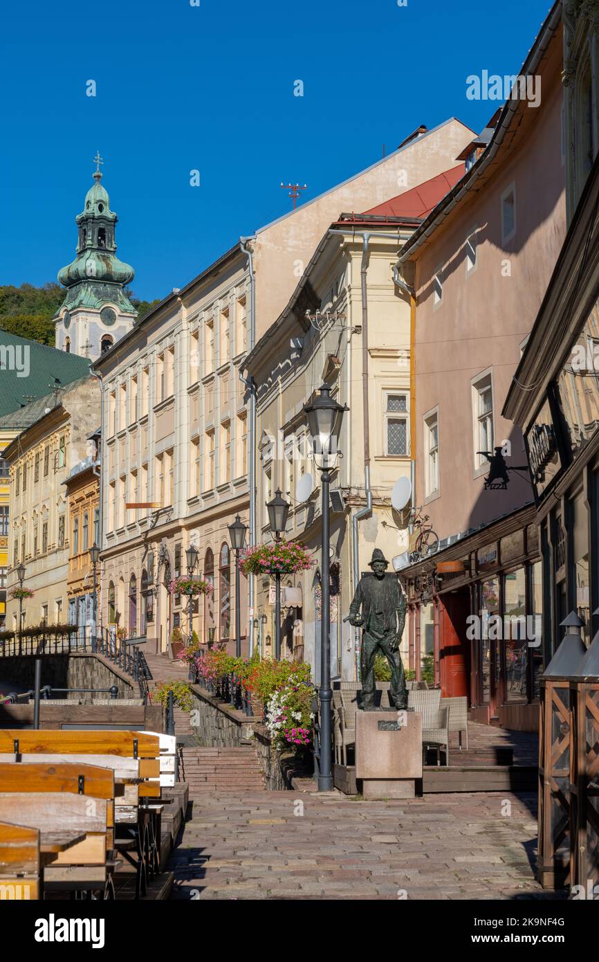 Banska Stiavnica, Slovakia - 28 September, 2022: view of the main ...