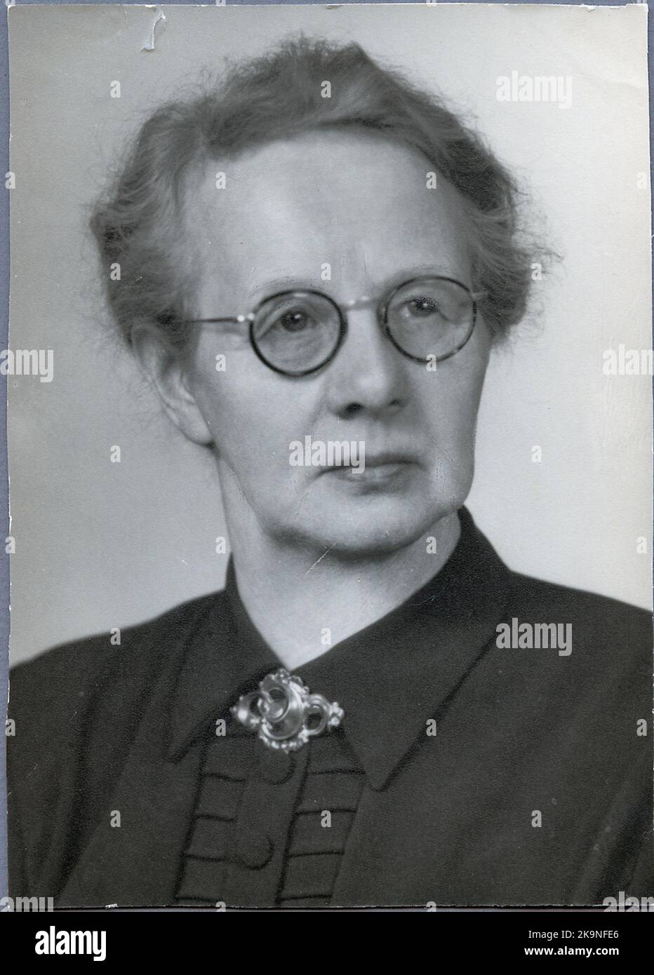 Tekla Andersson, born Kärrstedt. Wife of station guard Per Erik ...